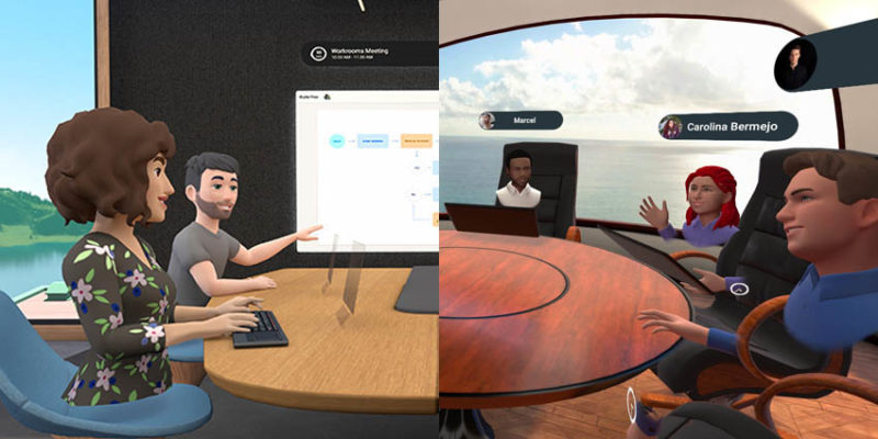 Facebook Horizon Workrooms vs MeetinVR - XR Today