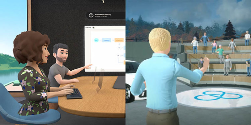 Facebook Horizon Workrooms vs VIVE Sync - XR Today
